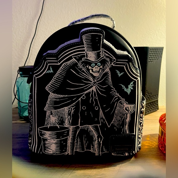 Loungefly | Bags | Disney Loungefly Haunted Mansion Hat Box Ghost Glow ...